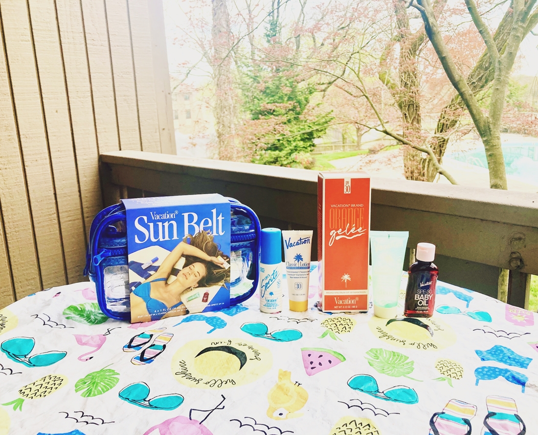 Bring back glamorous fun in the sun of the past with Vacation suncare ...
